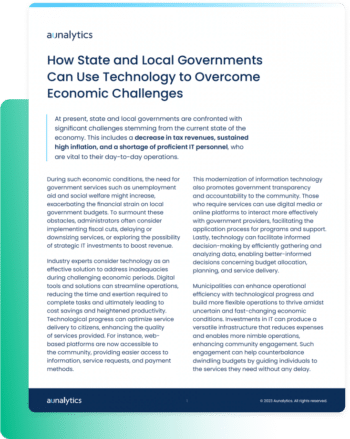 How State and Local Governments Can Use Technology to Overcome Economic ...
